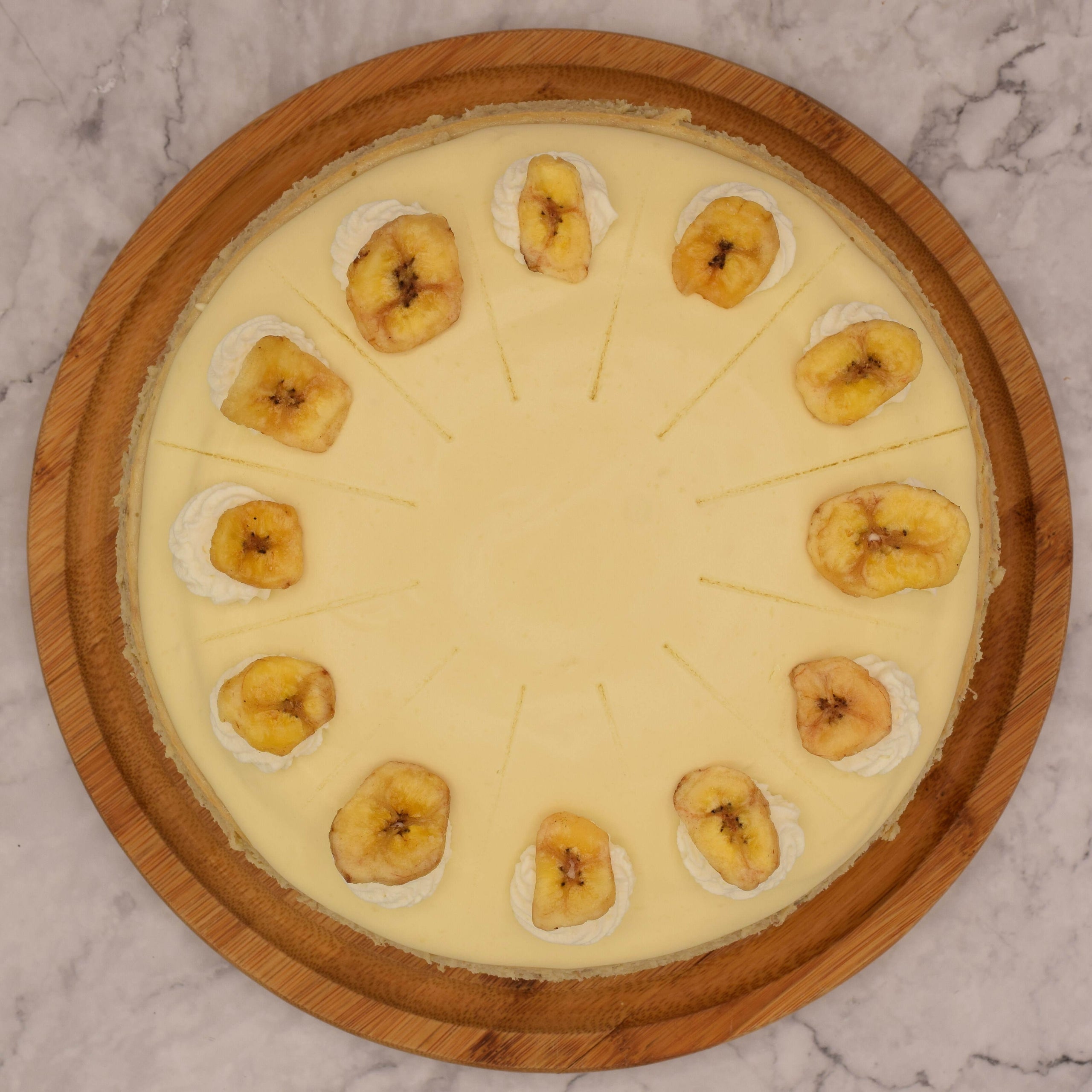 Banana Cream Cheesecake | Thicc Cakes